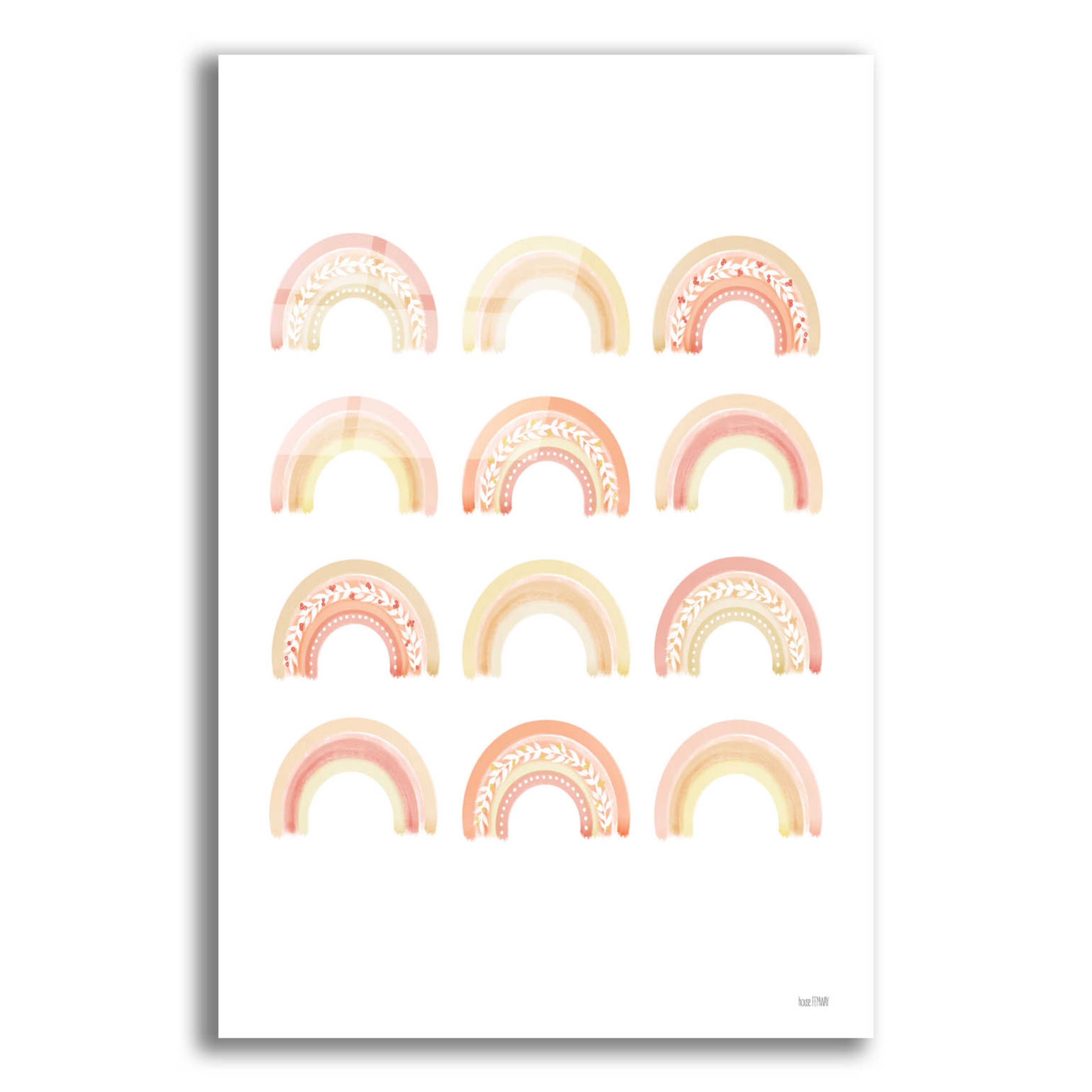 Isabelle & Max™ Latitude Run® 'Follow Your Dreams Rainbows ' By House Fenway, Acrylic Glass Wall ...